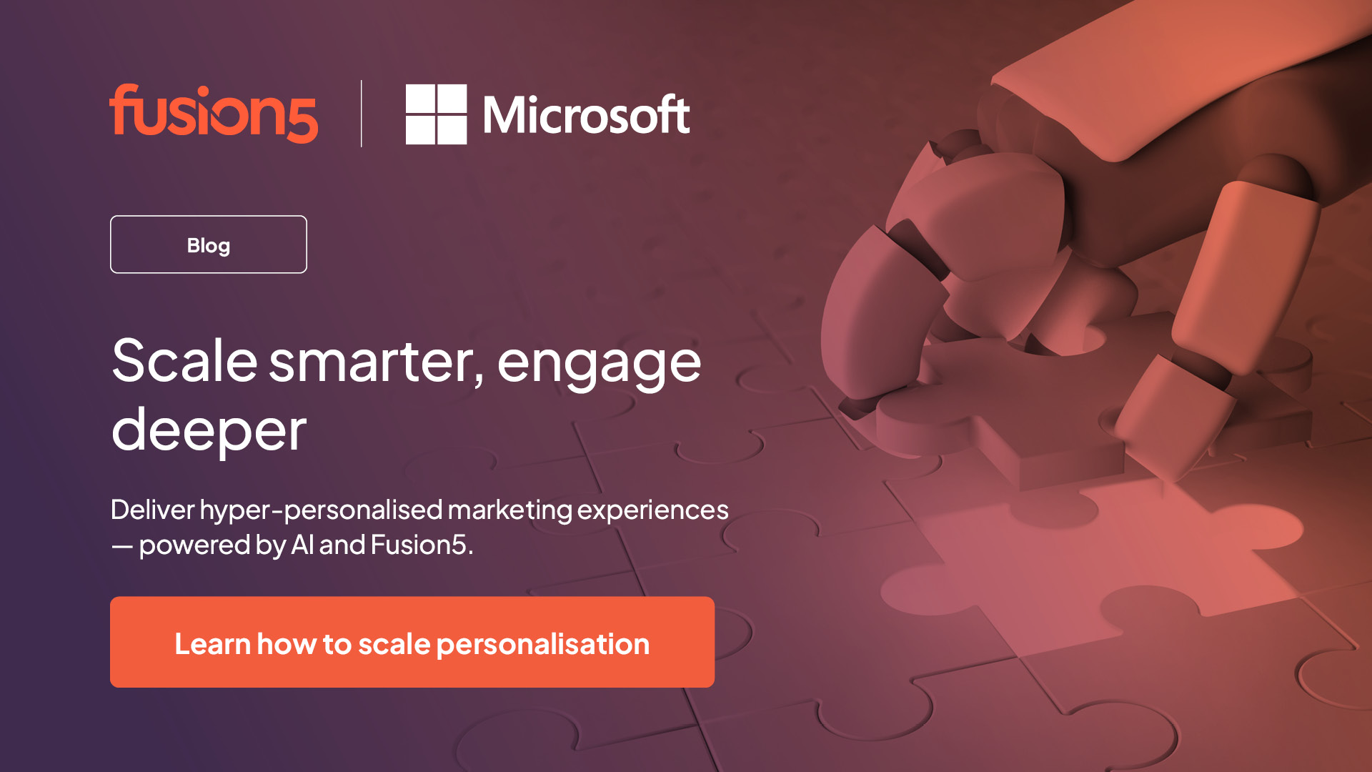 Personalisation at scale with Microsoft CRM Tools